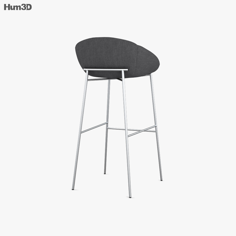 Calligaris Love High Bar stool 3D model - Download Dynamic Price on ...