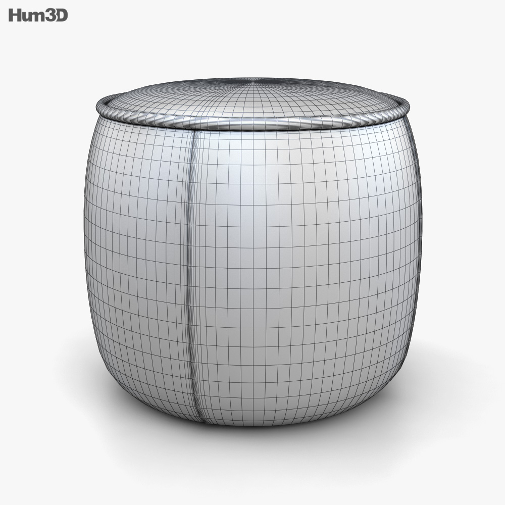 Calligaris Muffin Ottoman 3D model - Download Ottoman on 3DModels.org