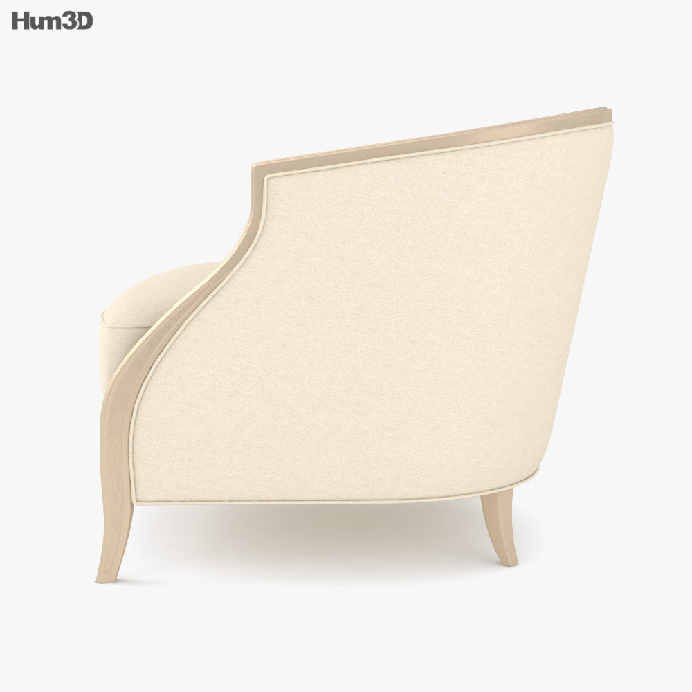 Caracole Adela Armchair 3D model - Download Armchair on 3DModels.org