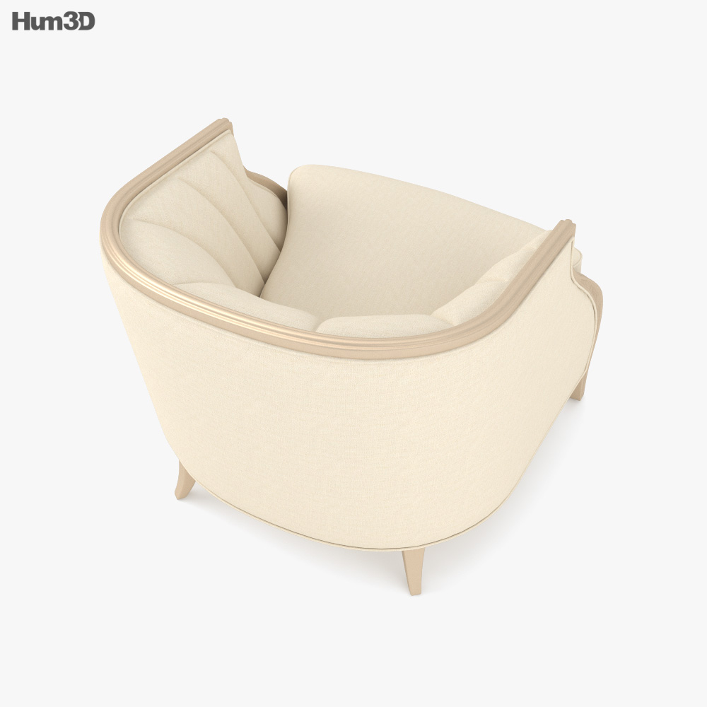 Caracole Adela Armchair 3D model - Download Armchair on 3DModels.org