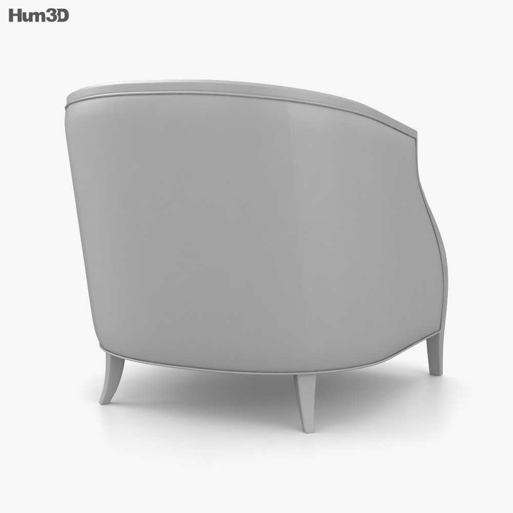 Caracole Adela Armchair 3D model - Download Armchair on 3DModels.org
