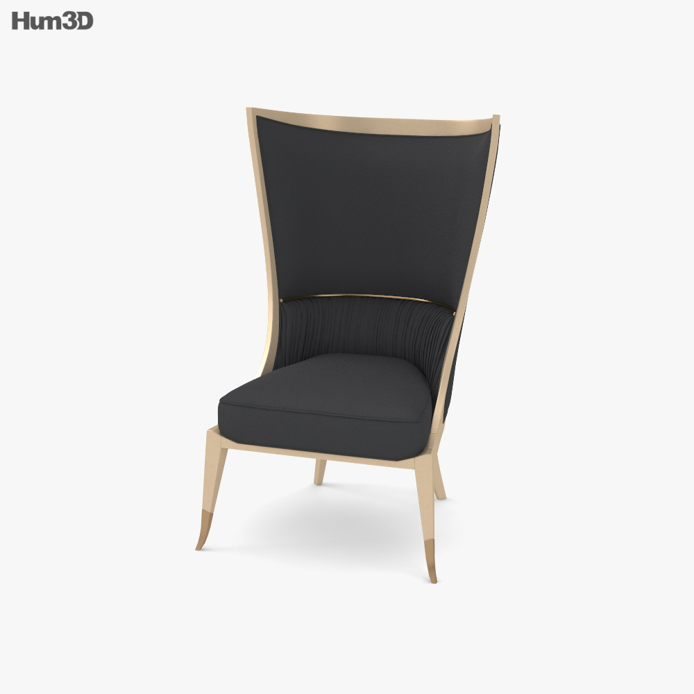 Caracole Pop Your Collar Chair 3D model - Download Chair on 3DModels.org