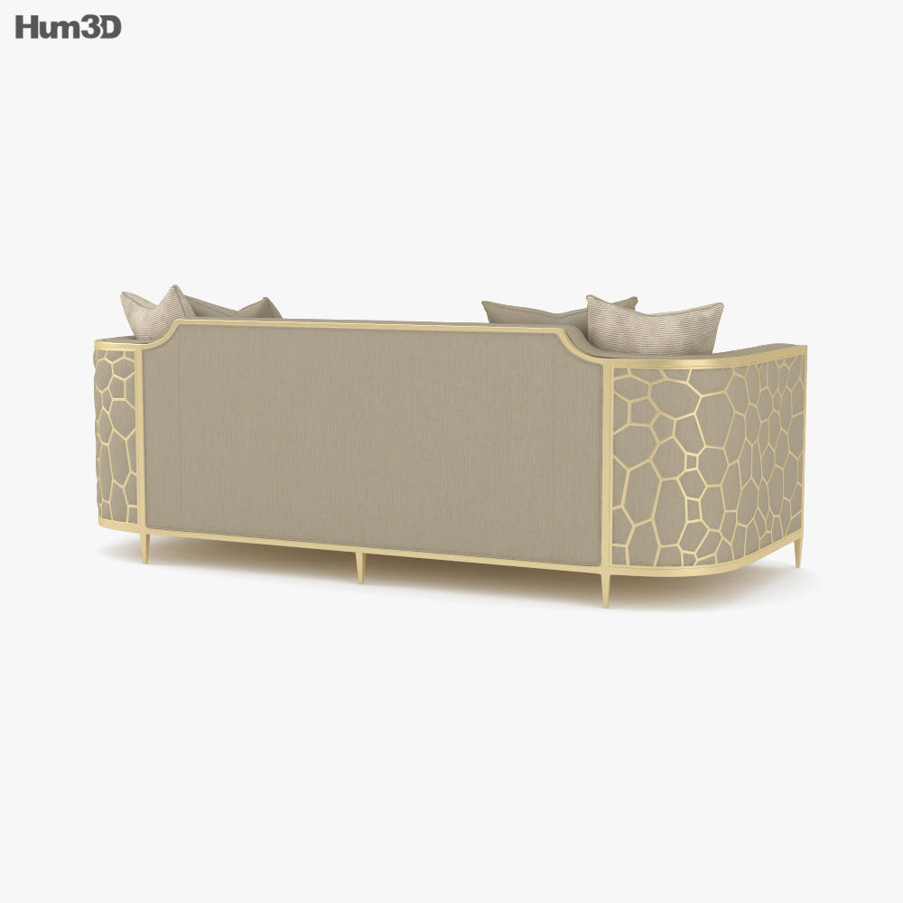 Caracole Ice Breaker Sofa 3D model - Download Sofa on 3DModels.org