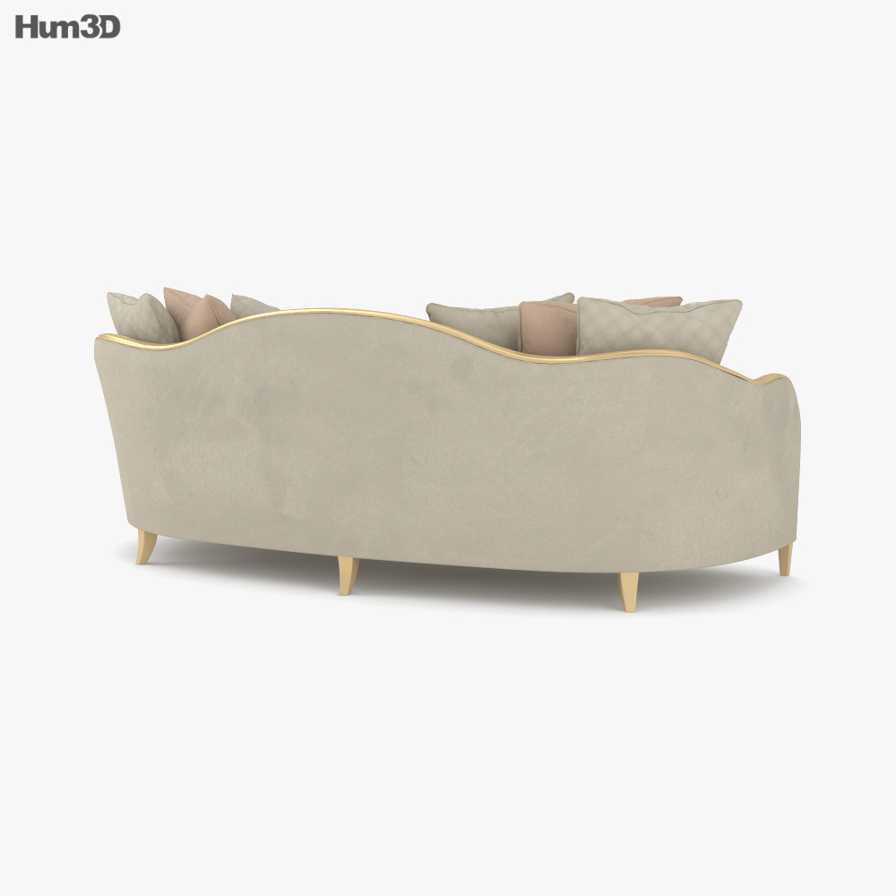 Caracole Adela Sofa 3D model - Download Sofa on 3DModels.org
