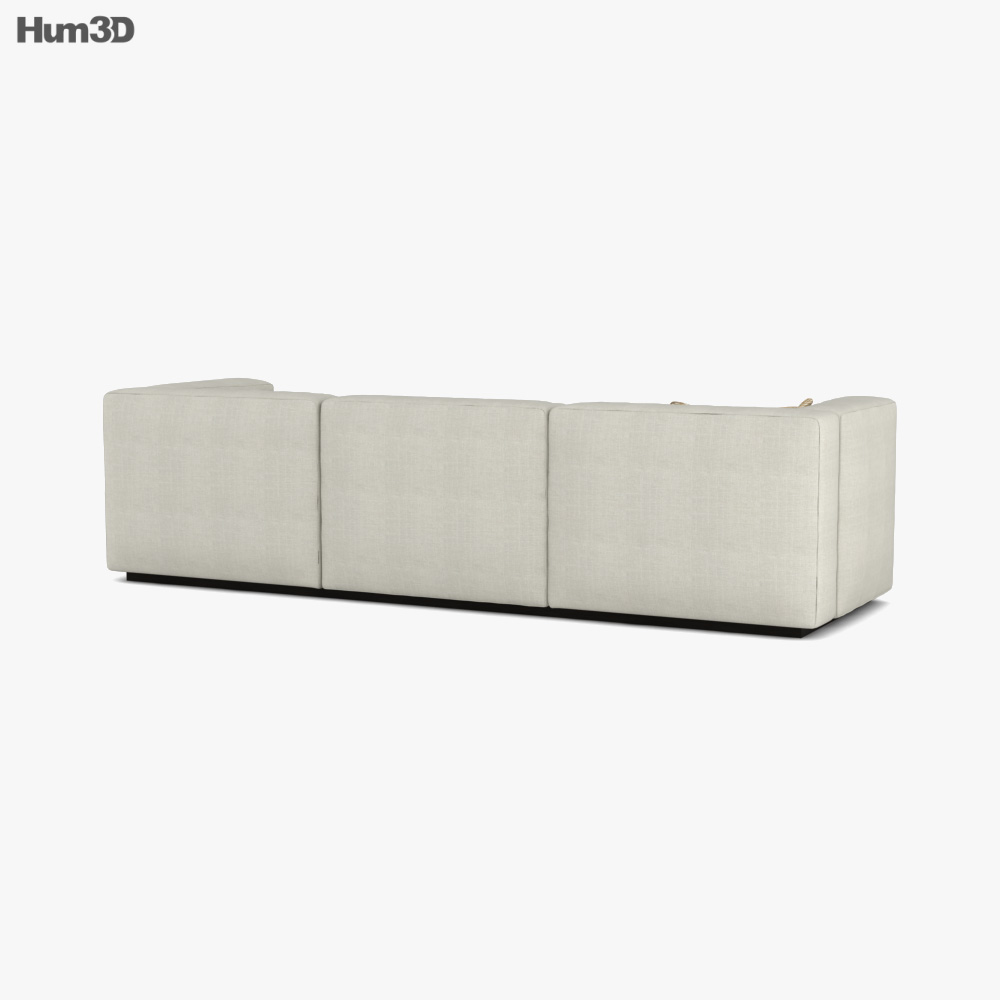 Cassina 271 Mex Cube Sofa 3D model - Download Sofa on 3DModels.org