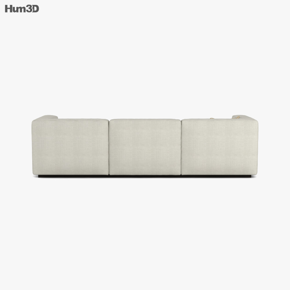 Cassina 271 Mex Cube Sofa 3D model - Download Sofa on 3DModels.org