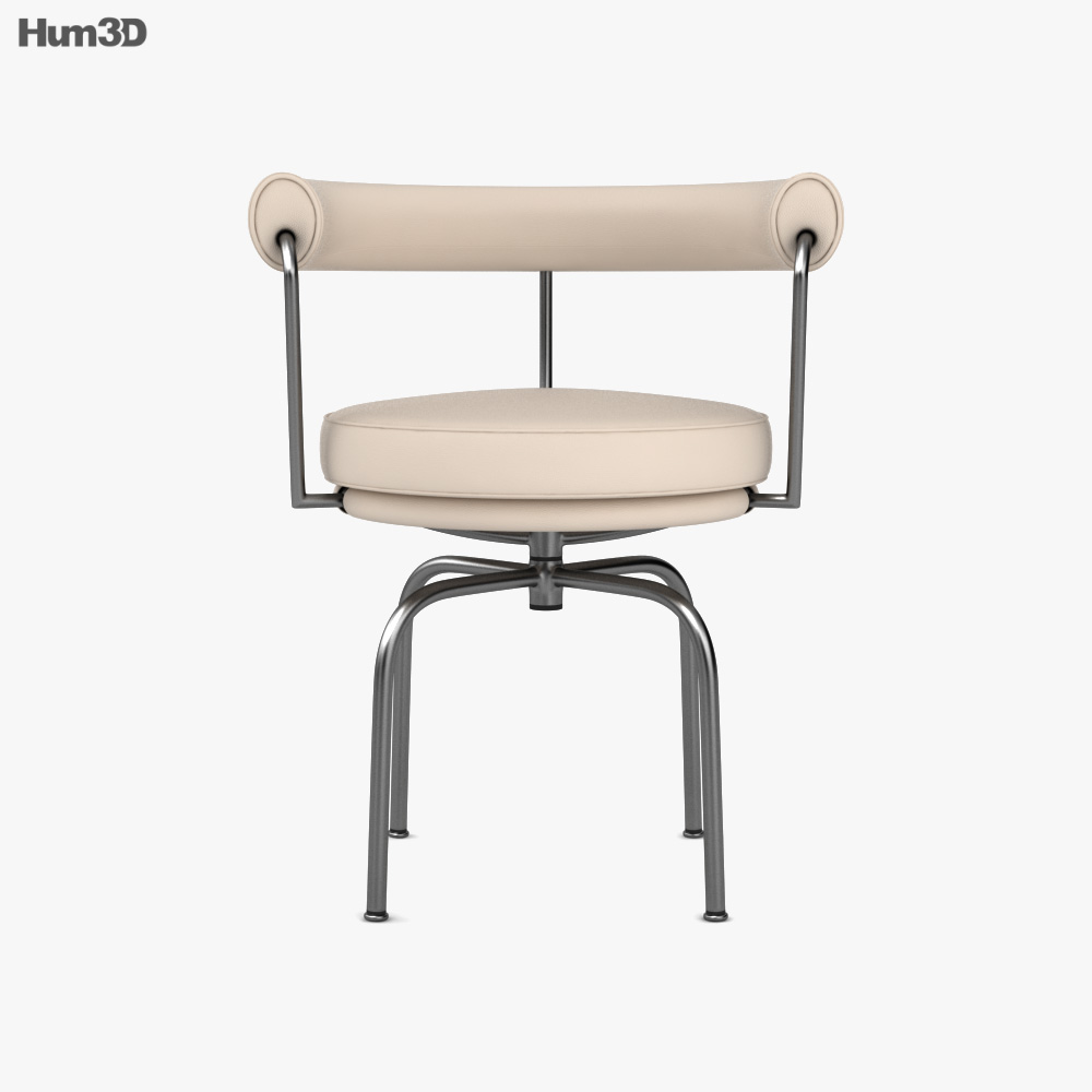 Cassina Charlotte Perriand LC7 Chair 3D model - Download Chair on ...