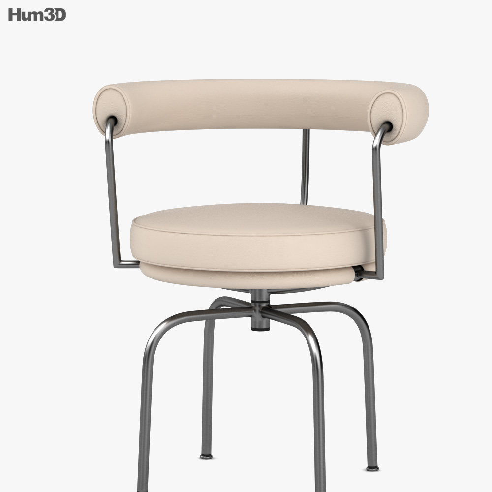 Cassina Charlotte Perriand LC7 Chair 3D model - Download Chair on ...