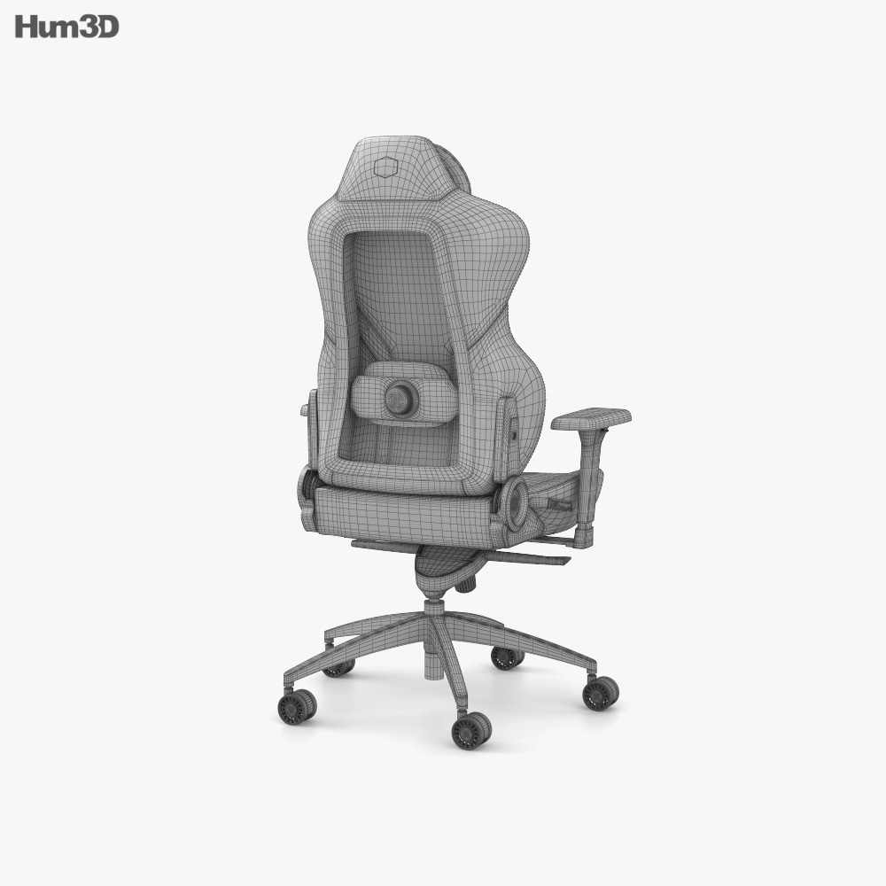 Cooler Master Hybrid 1 Ergo Gaming chair 3D model - Download Armchair ...