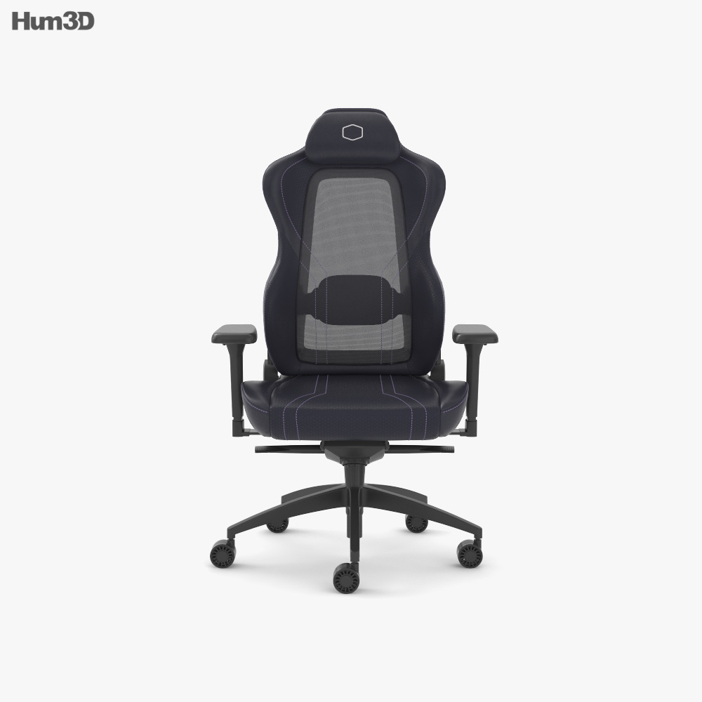 Cooler Master Hybrid 1 Ergo Gaming chair 3D model - Download Armchair ...