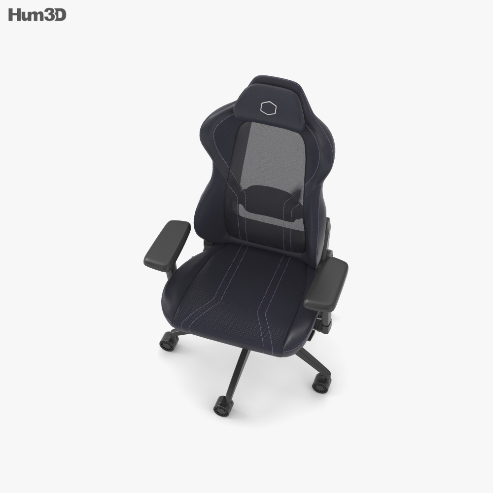 Cooler Master Hybrid 1 Ergo Gaming chair 3D model - Download Armchair ...
