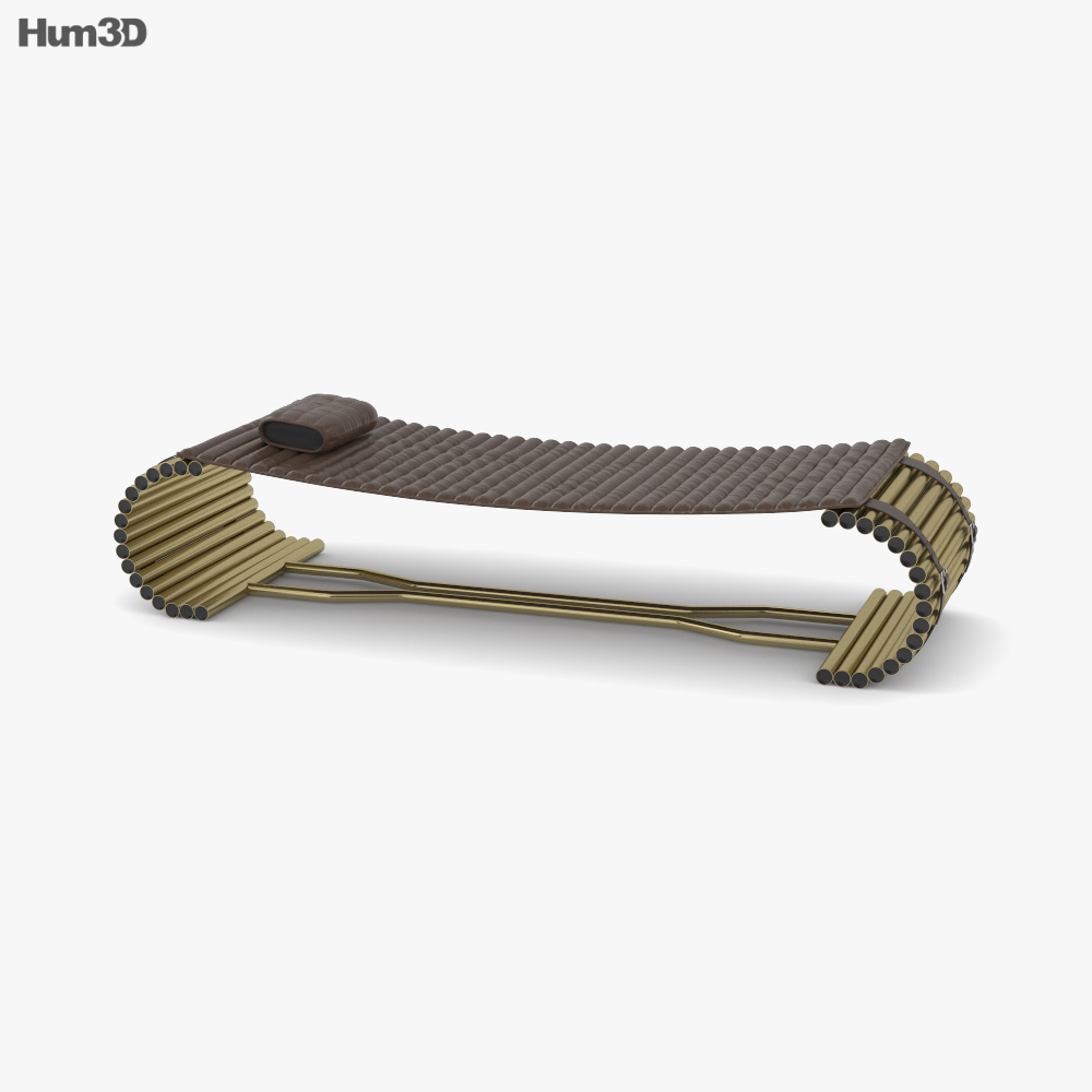 DeSede DS 1000 Bench 3D model - Download Bench on 3DModels.org