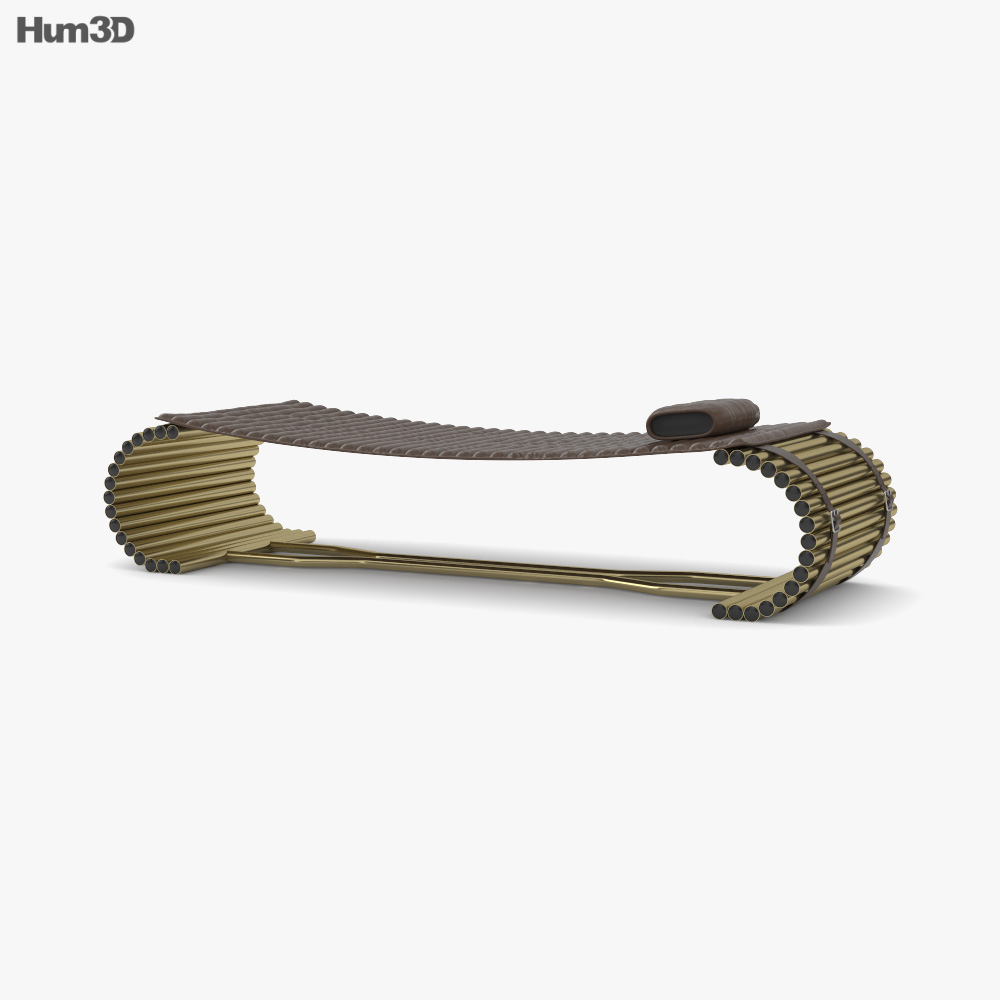 DeSede DS 1000 Bench 3D model - Download Bench on 3DModels.org