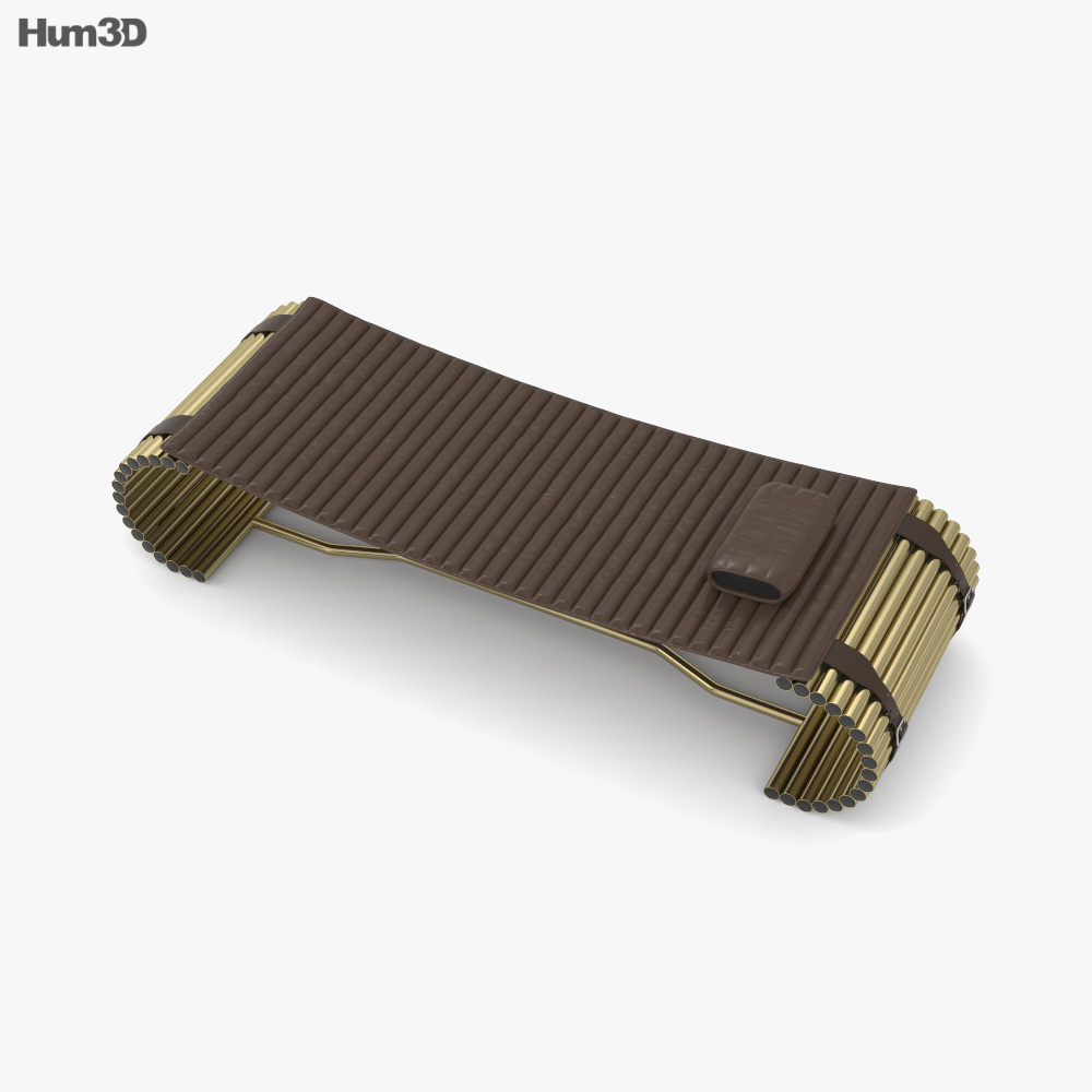 DeSede DS 1000 Bench 3D model - Download Bench on 3DModels.org