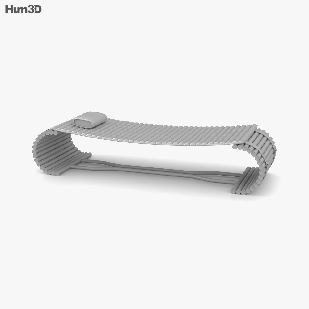 DeSede DS 1000 Bench 3D model - Download Bench on 3DModels.org