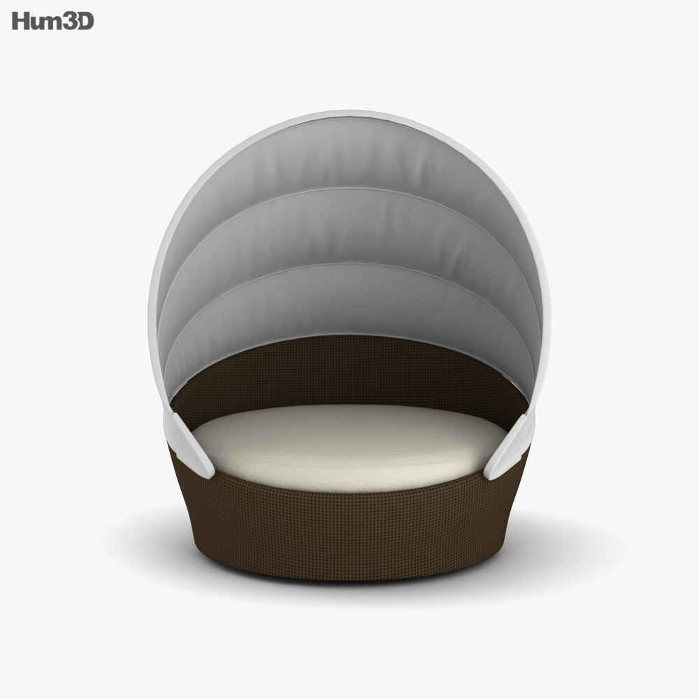 Dedon Orbit Loveseat 3D model - Download Sofa on 3DModels.org