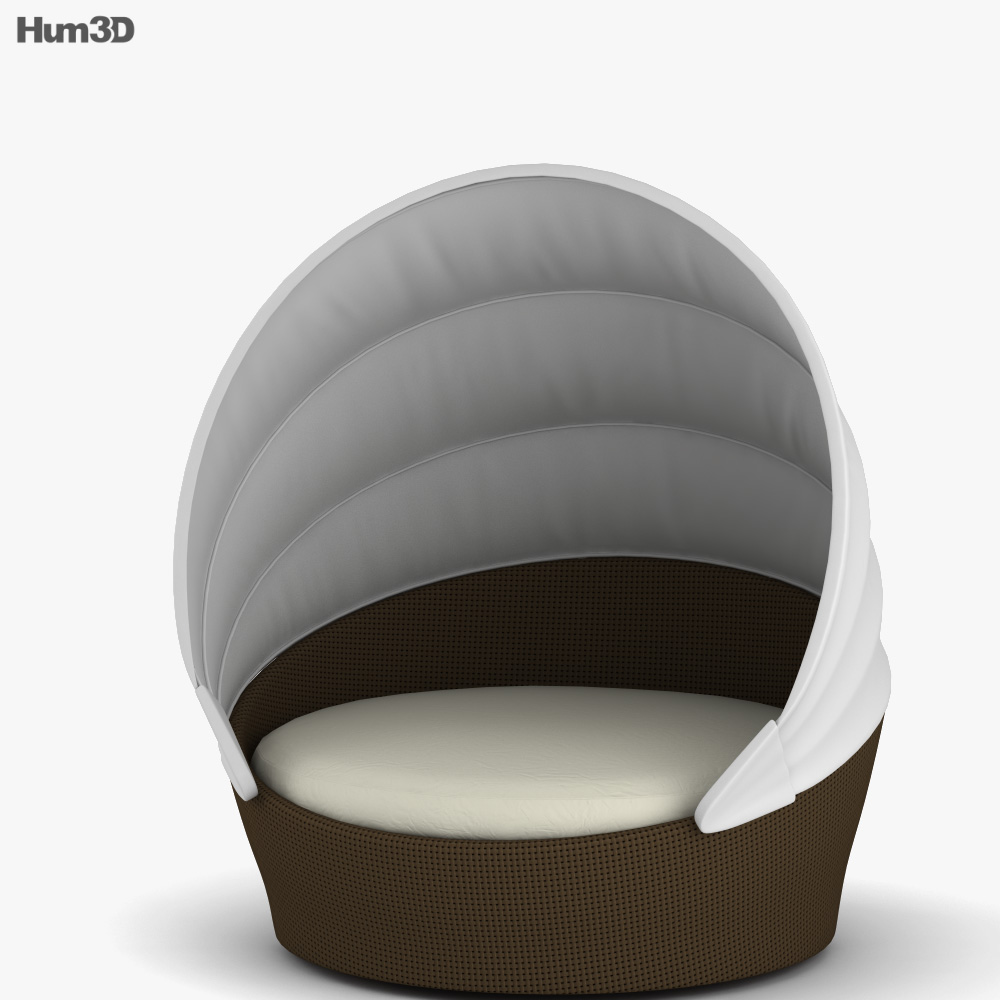 Dedon Orbit Loveseat 3D model - Download Sofa on 3DModels.org