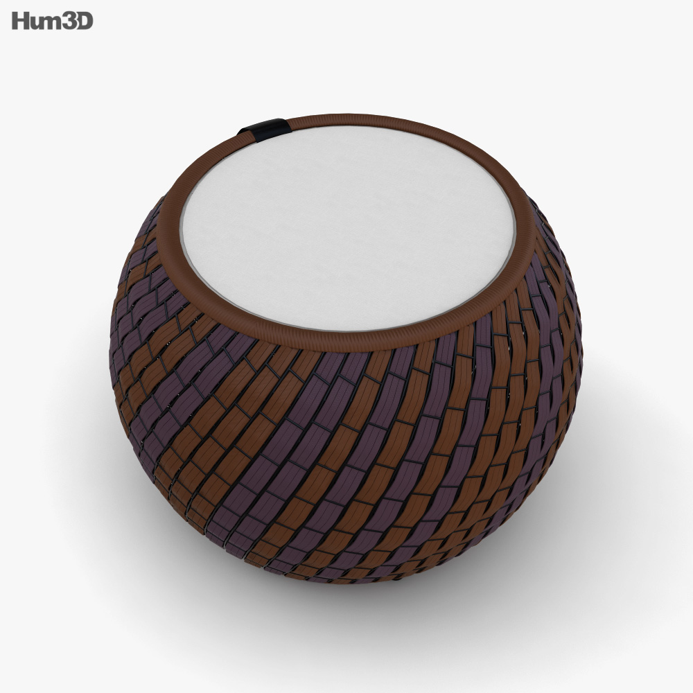 Dedon Dala Side table 3D model - Download Table on 3DModels.org