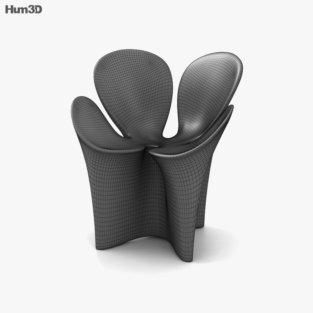 Driade Clover Chair 3D model - Download Chair on 3DModels.org