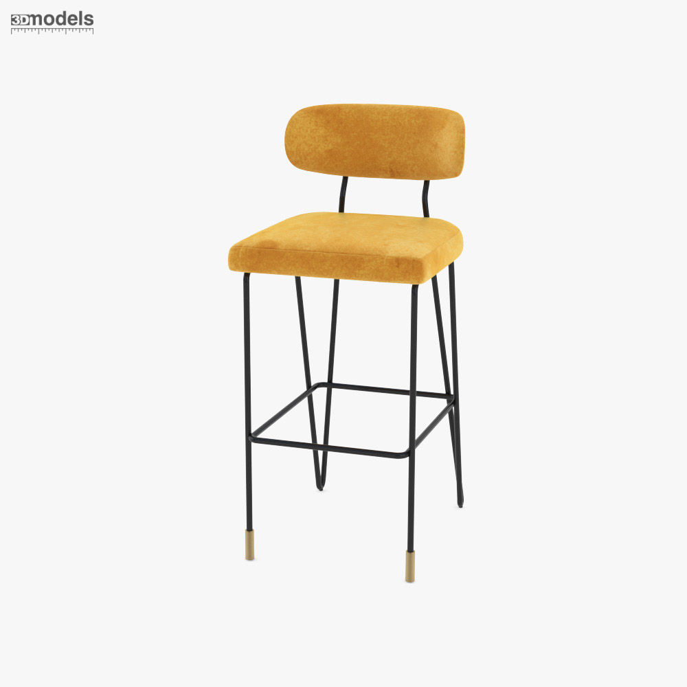 Duistt Apollo Bar Stool 3D model - Download Chair on 3DModels.org