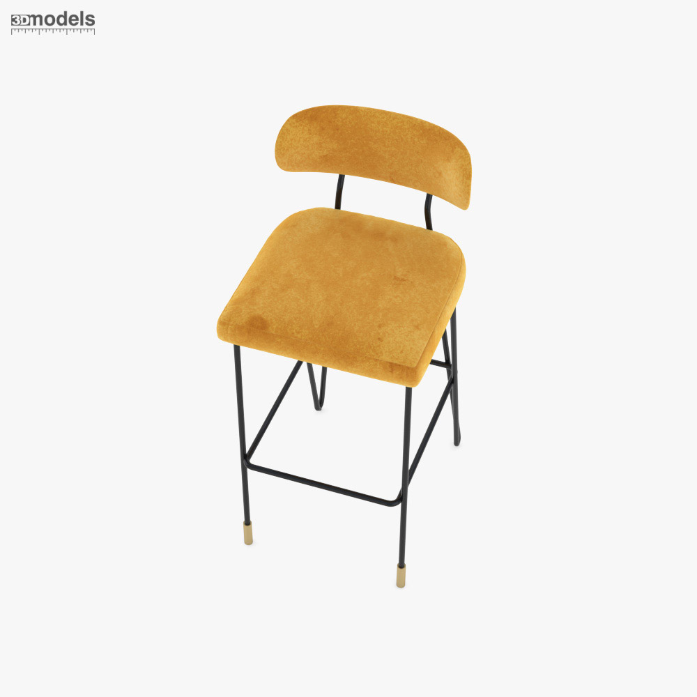 Duistt Apollo Bar Stool 3D model - Download Chair on 3DModels.org