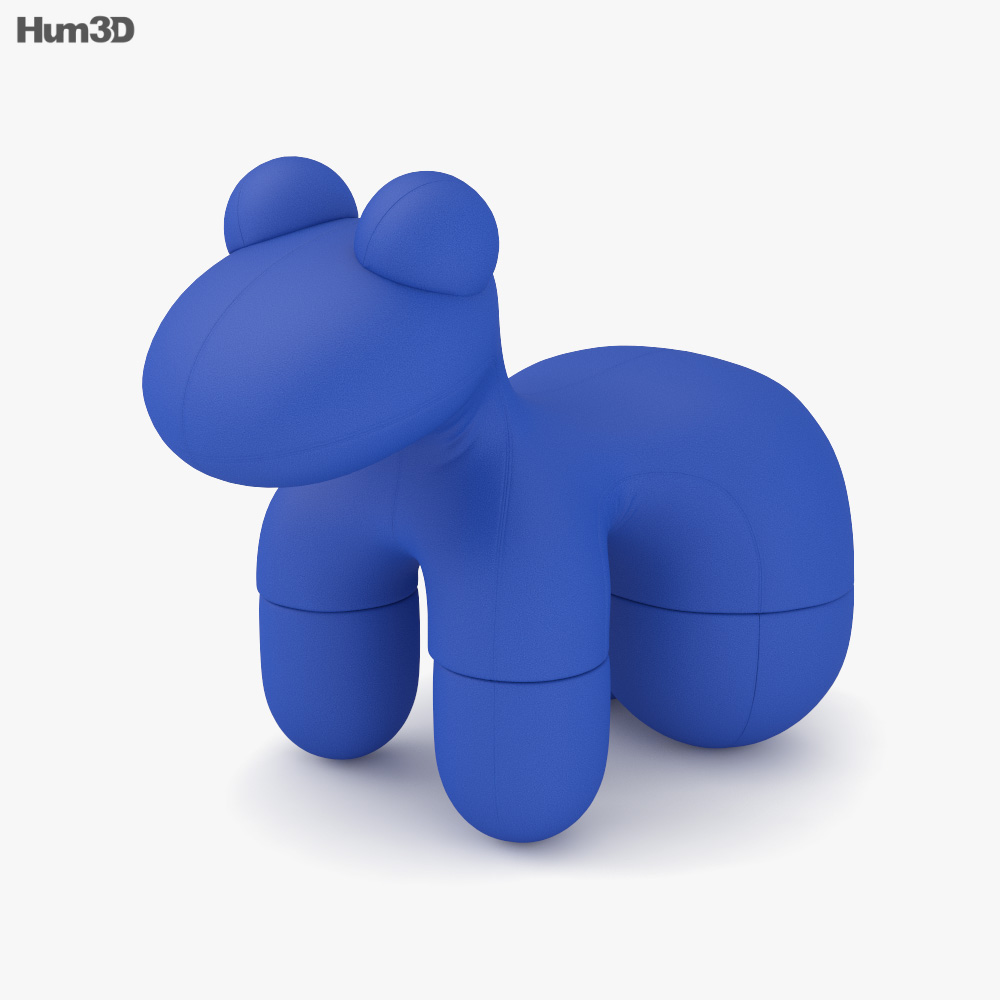 Eero Aarnio Pony Chair 3D model - Download Chair on 3DModels.org