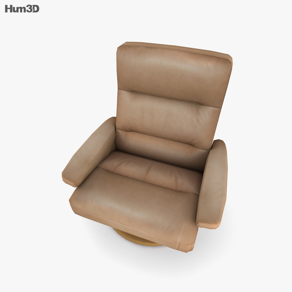 Ekornes Pacific Chair 3D model - Download Armchair on 3DModels.org