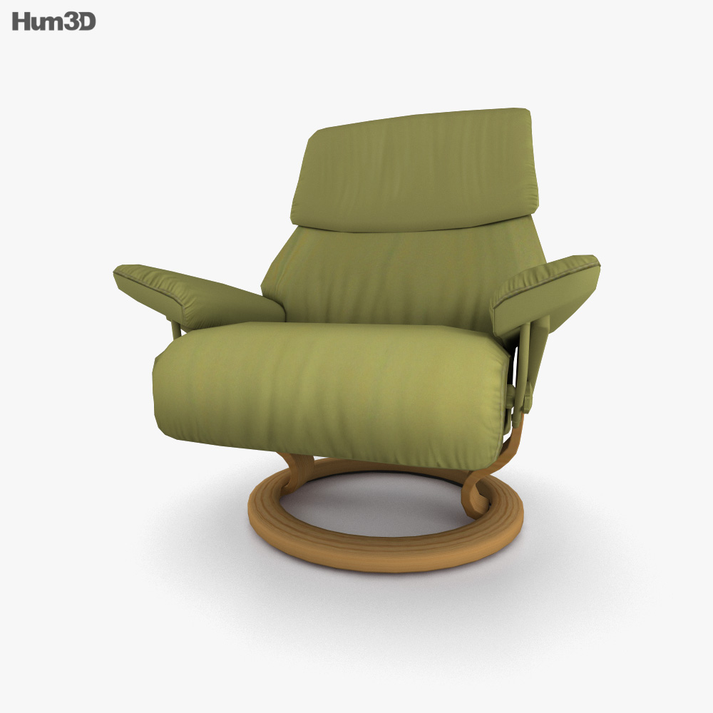 Ekornes Spirit Chair 3D model - Download Armchair on 3DModels.org