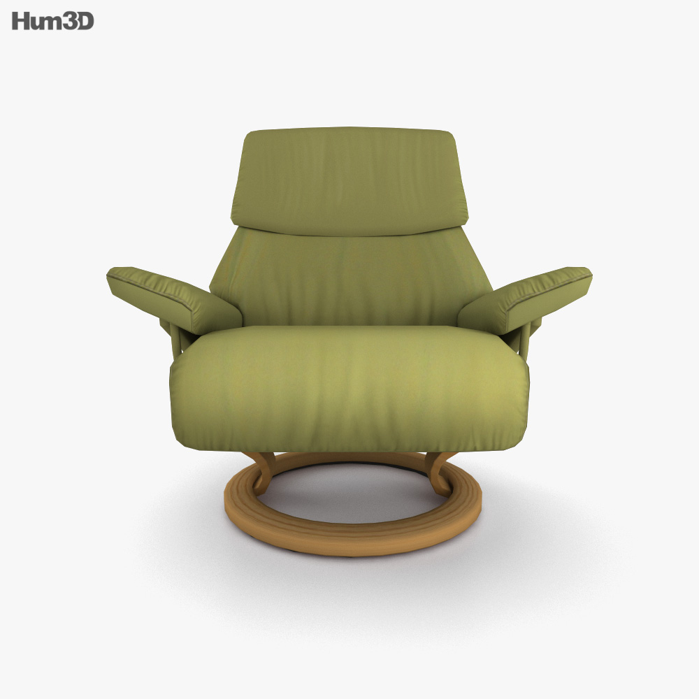 Ekornes Spirit Chair 3D model - Download Armchair on 3DModels.org