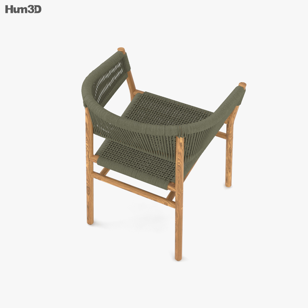 Ethimo Kilt Chair 3D model - Download Chair on 3DModels.org
