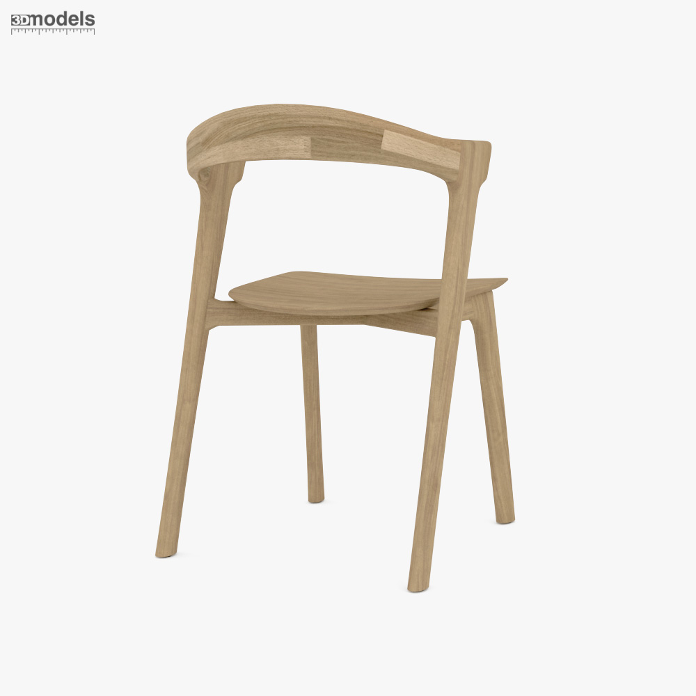 Ethnicraft Bok Dining chair 3D model - Download Table on 3DModels.org