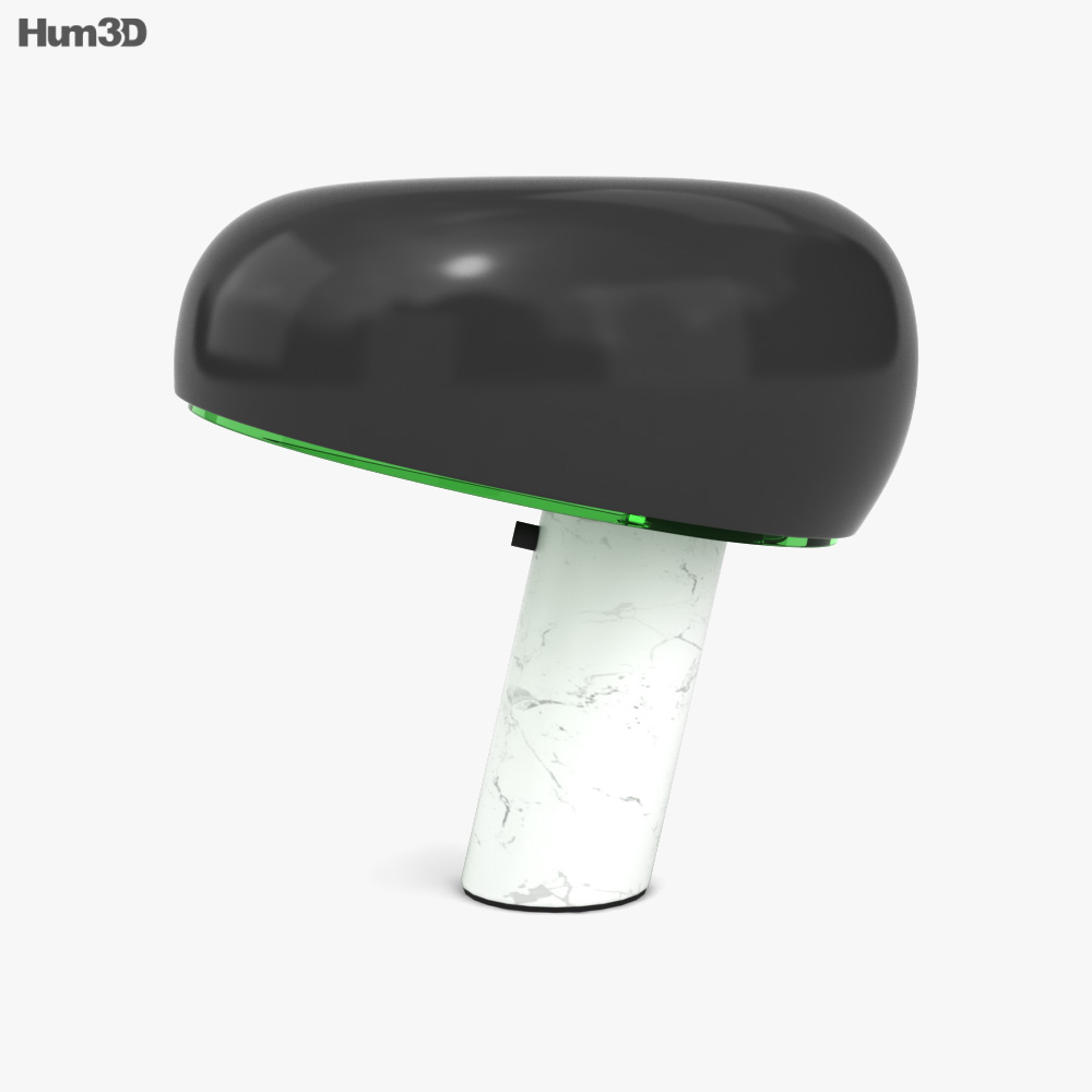 Flos Snoopy table lamp 3D model - Download Lamp on 3DModels.org