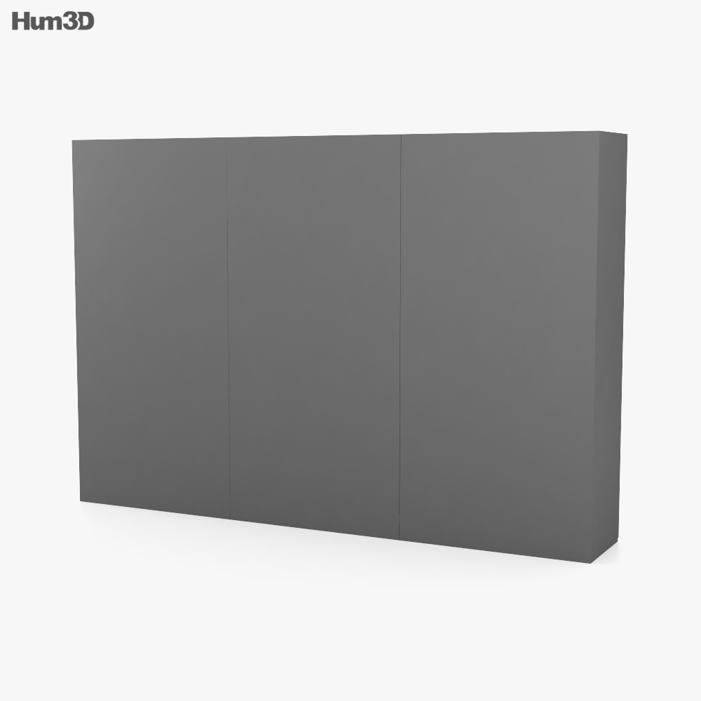 Flou Guardaroba Wardrobe 3D model - Download Wardrobe on 3DModels.org