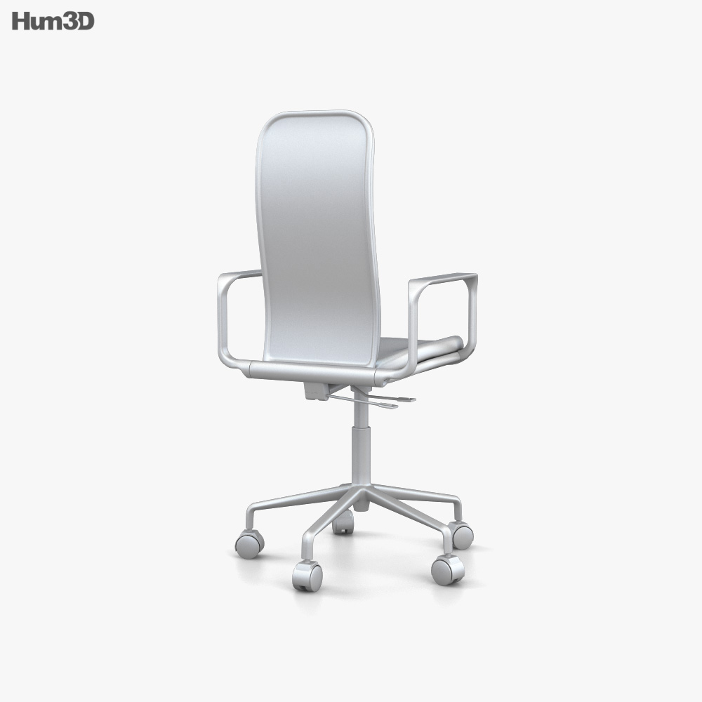 Frederick Scott Supporto Office chair 3D model - Download Chair on ...