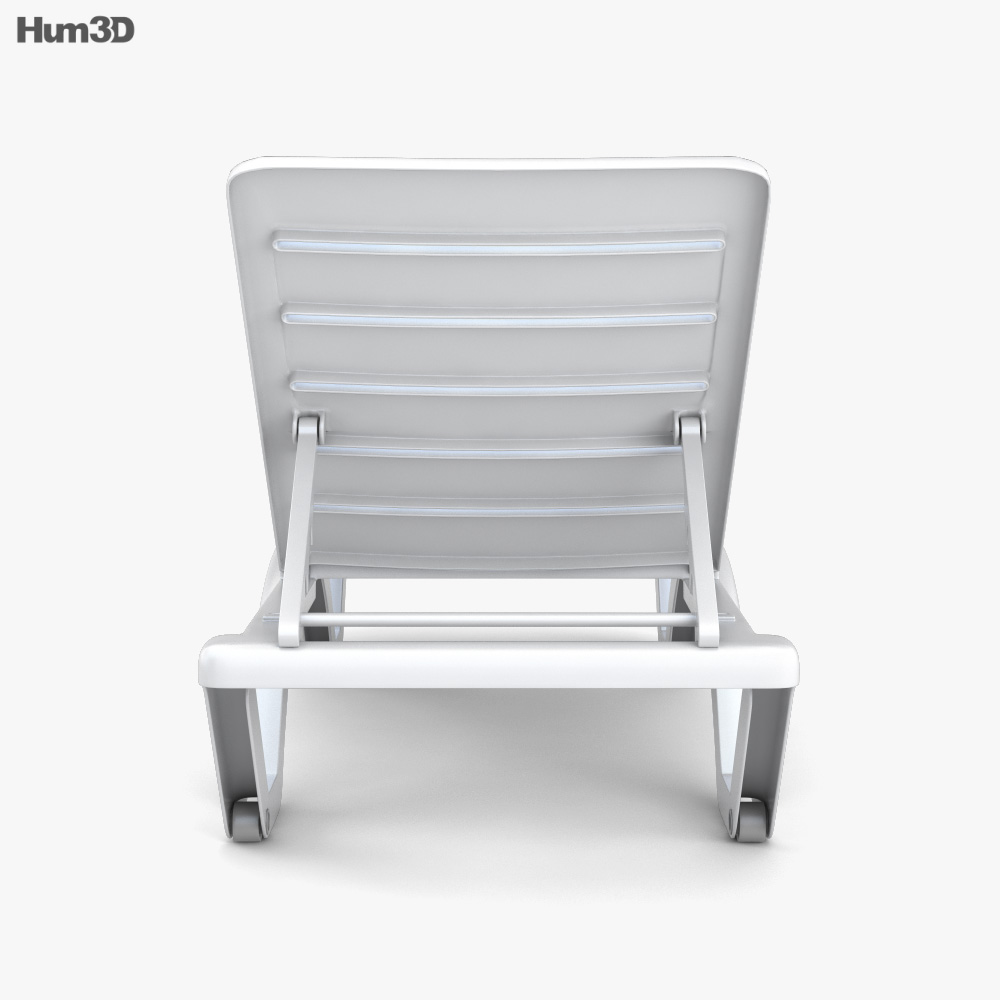 Pool Lounge chair 3D model - Download Sofa on 3DModels.org