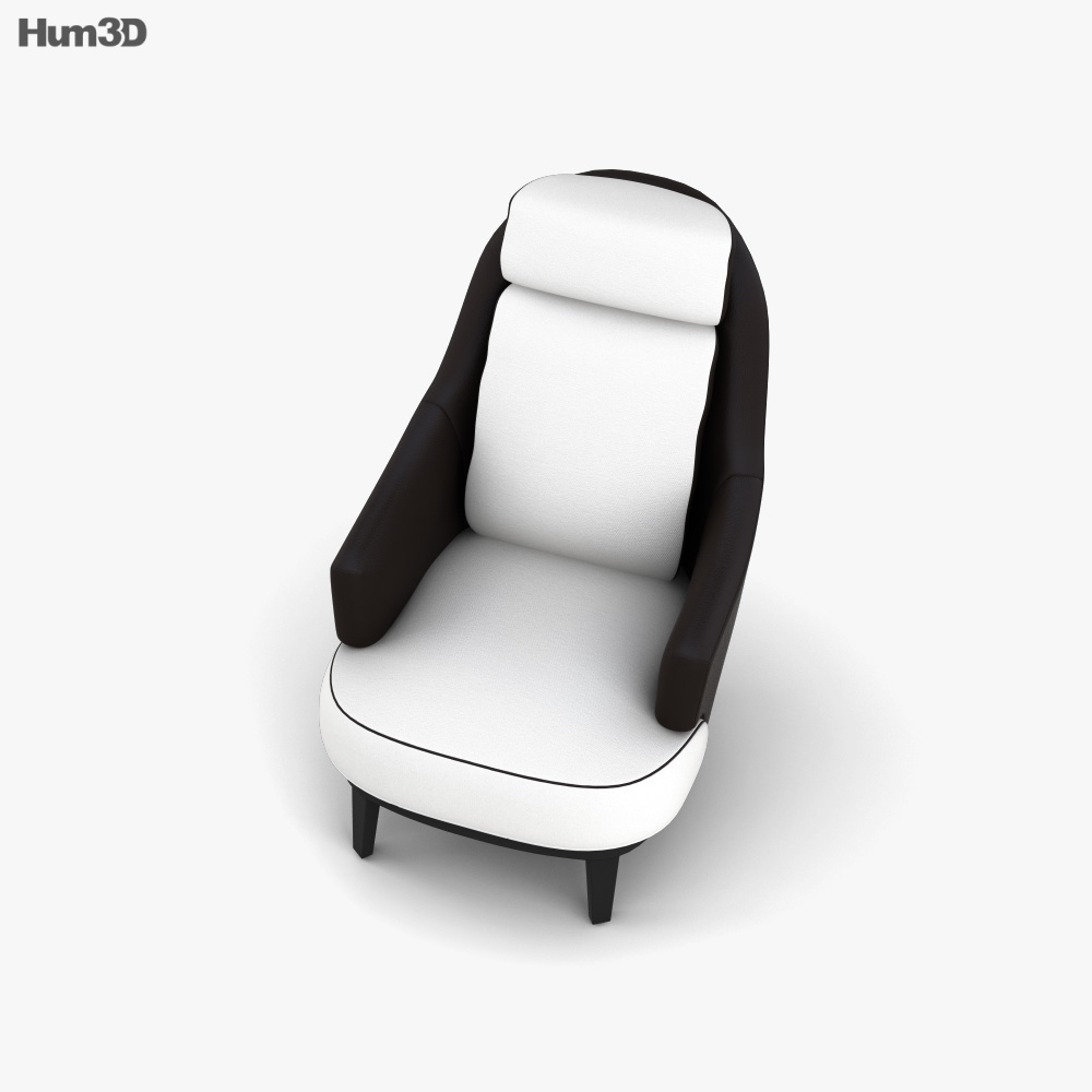 Bellini High Back Sillón Modelo 3D - Descargar Sillón on 3DModels.org