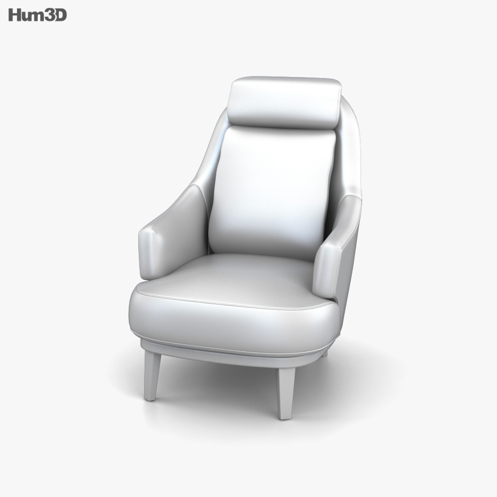 Bellini High Back Sillón Modelo 3D - Descargar Sillón on 3DModels.org