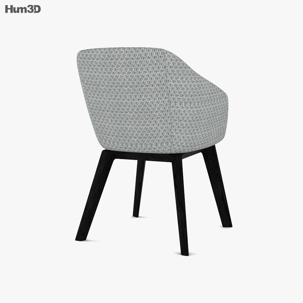 Sillón Marfa con Respaldo Redondeado Modelo 3D - Descargar Silla ...