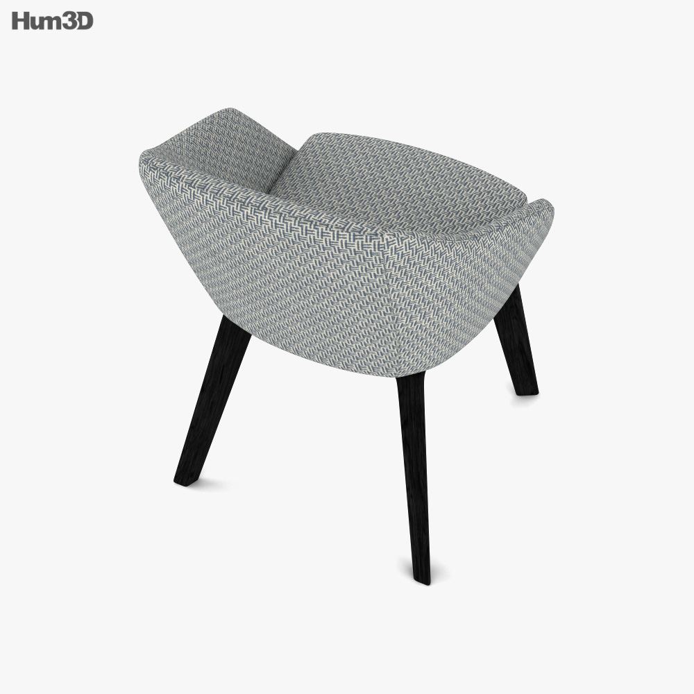 Sillón Marfa con Respaldo Redondeado Modelo 3D - Descargar Silla ...