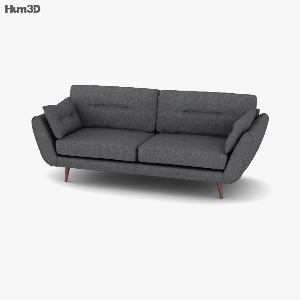French Connection Sofa 3D model - Download Sofa on 3DModels.org