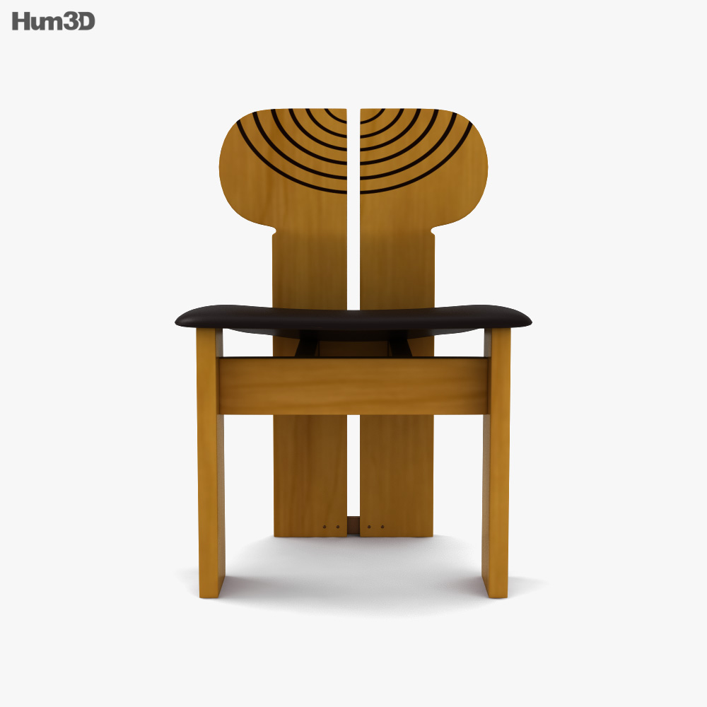 Africa Artona Series Dining chair 3D model - Download Chair on 3DModels.org