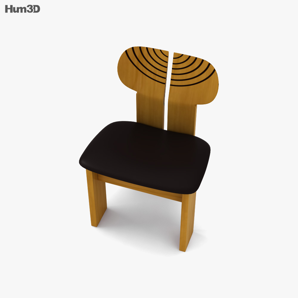 Africa Artona Series Dining chair 3D model - Download Chair on 3DModels.org