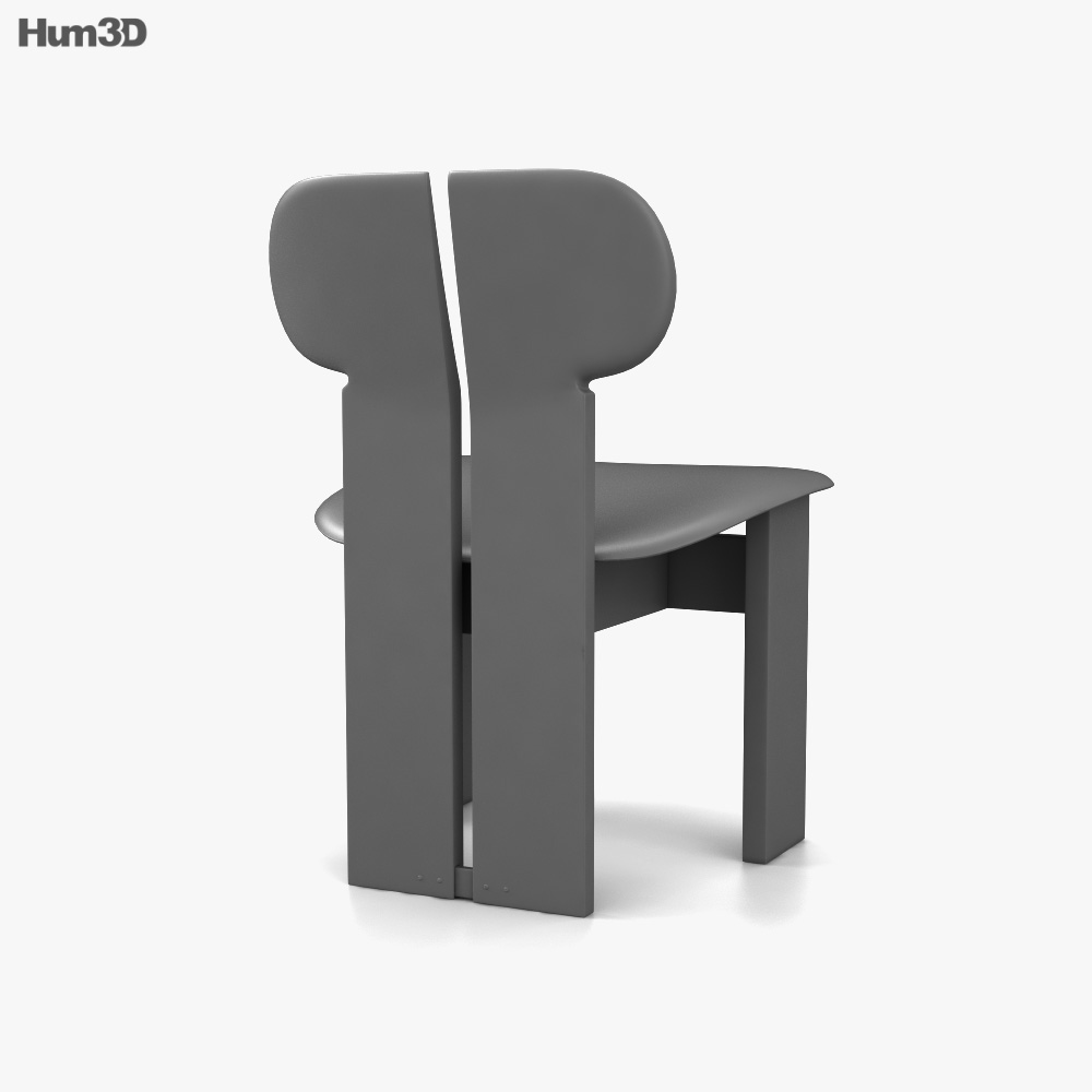 Africa Artona Series Dining chair 3D model - Download Chair on 3DModels.org