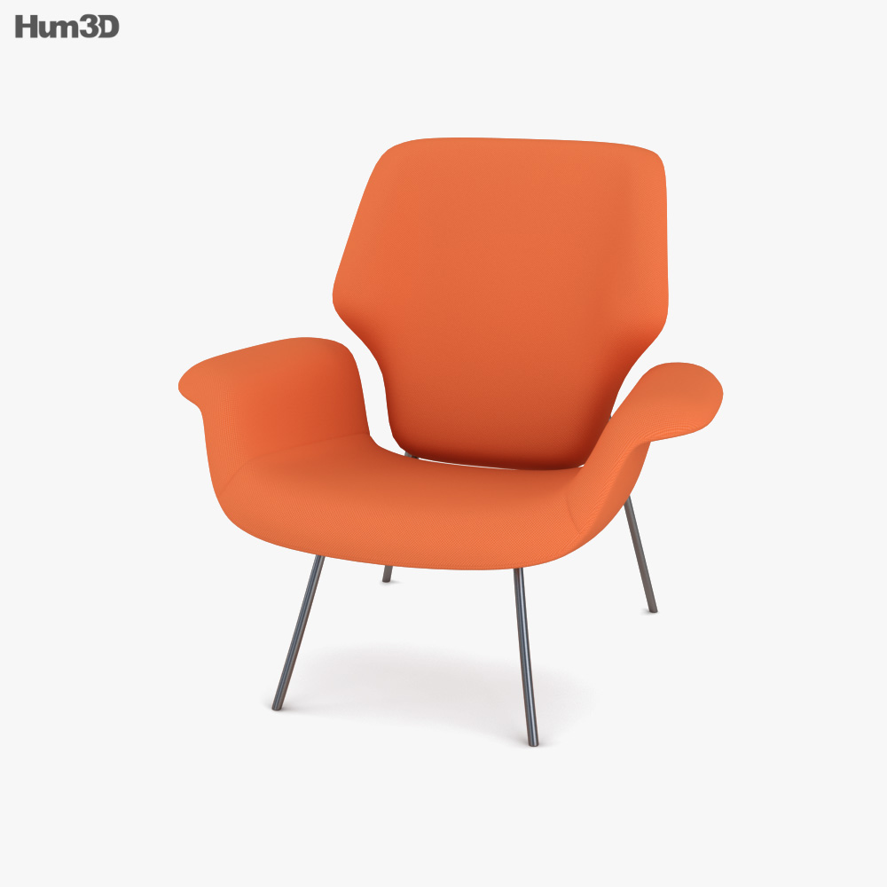 Alvin Lustig Armchair 3D model - Download Armchair on 3DModels.org