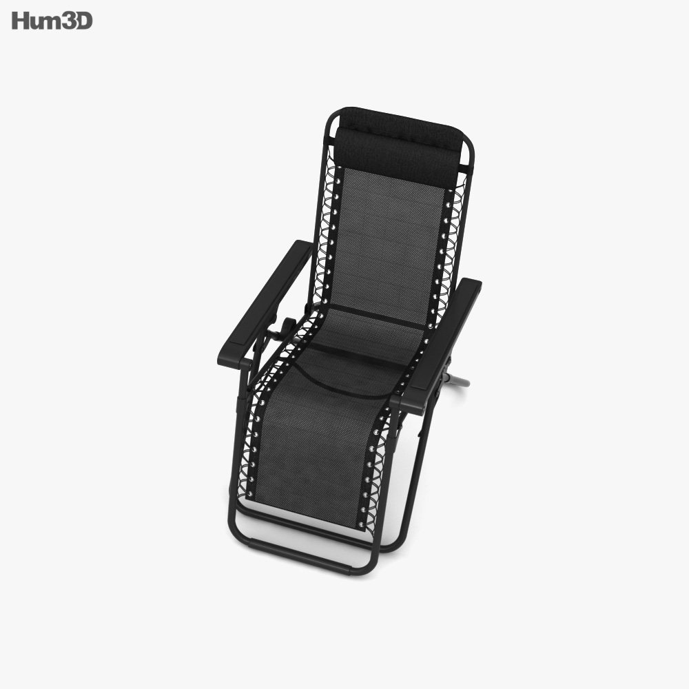 Patio Zero Gravity Chair 3D model - Download Chair on 3DModels.org