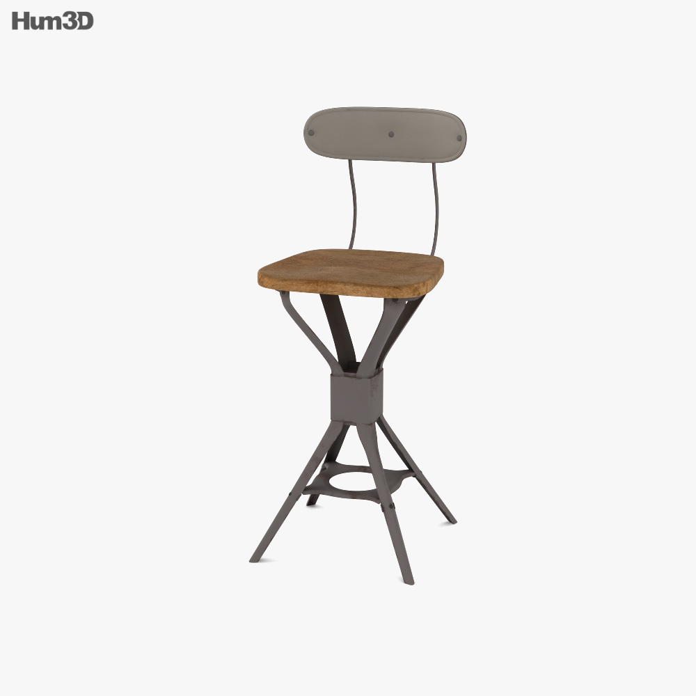 Evertaut Factory Chair 3D model - Download Chair on 3DModels.org