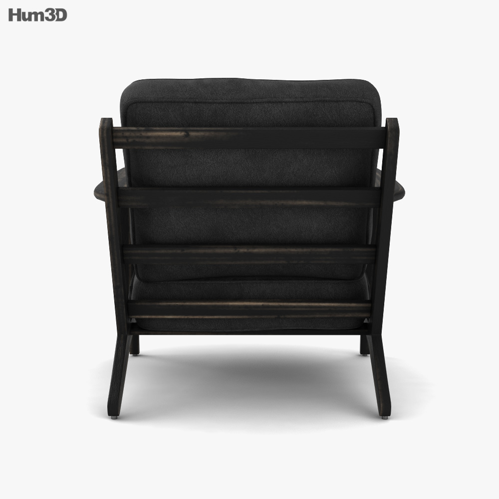 Brooks Leather Lounge chair 3D model - Download Armchair on 3DModels.org