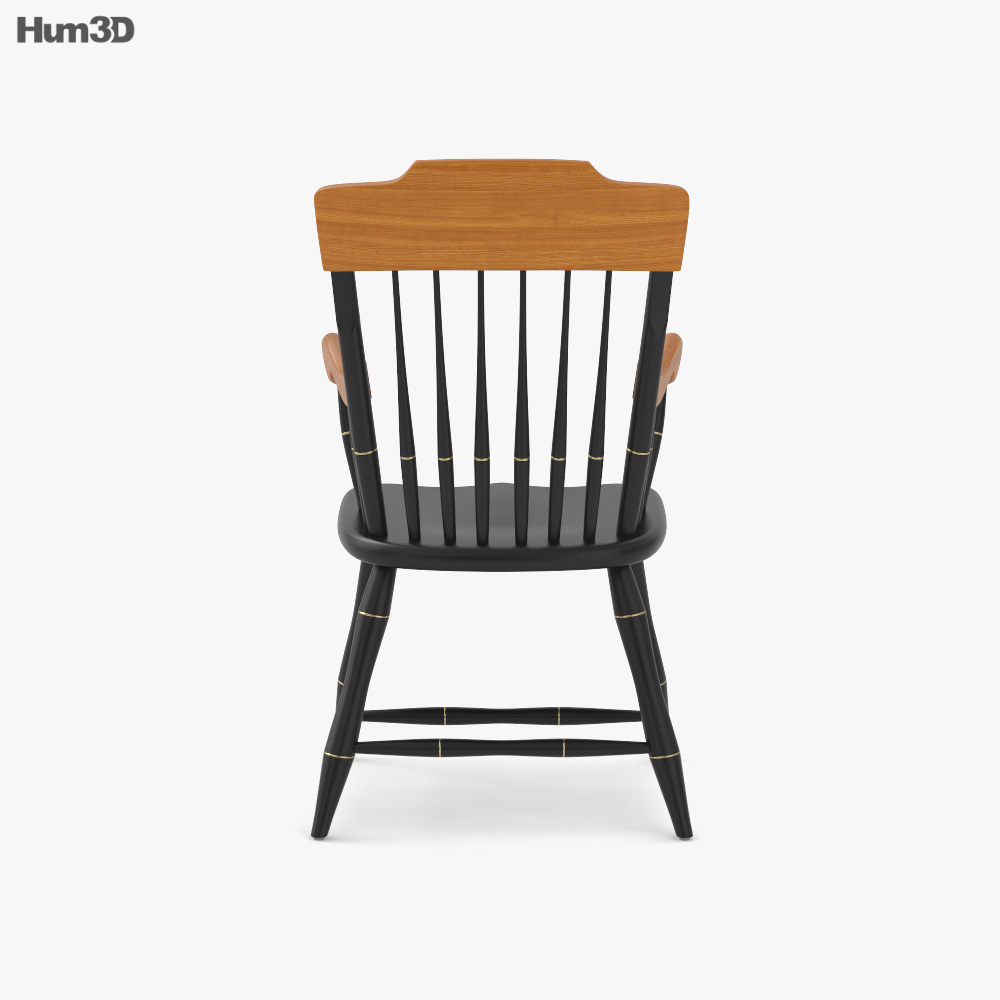 Harvard Captain Chair 3D model - Download Chair on 3DModels.org