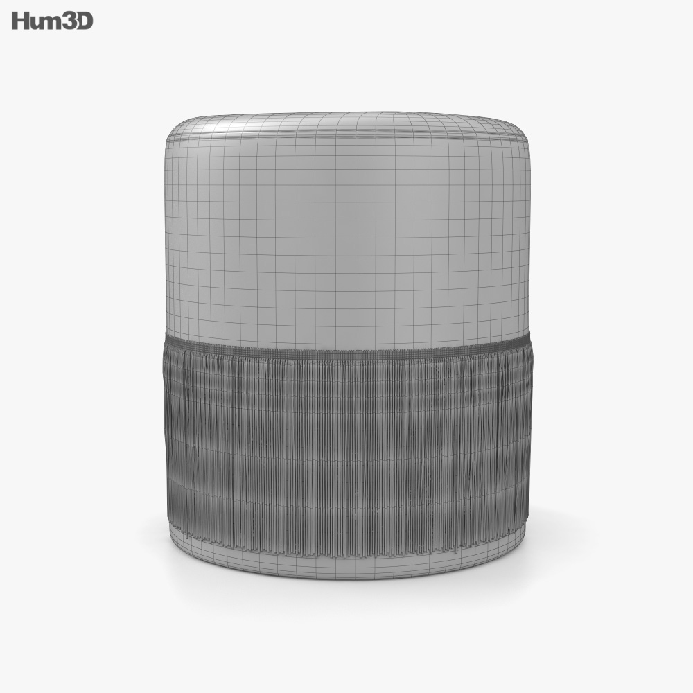 Fringe Contemporary Ottoman 3D model - Download Ottoman on 3DModels.org