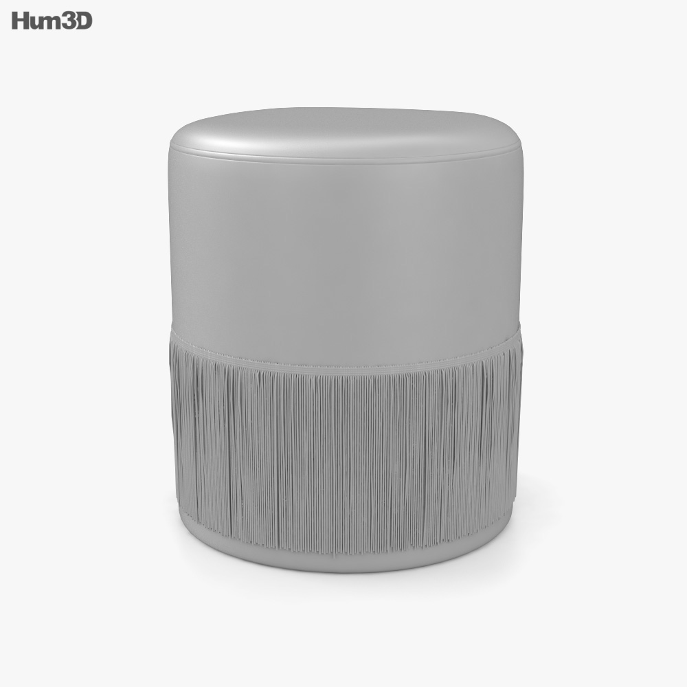 Fringe Contemporary Ottoman 3D model - Download Ottoman on 3DModels.org